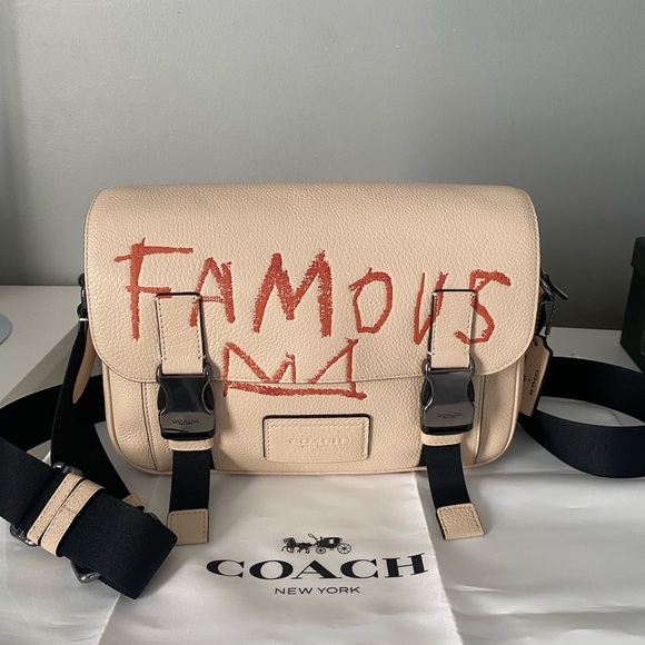 Coach | Bags | Coach X Jean Michel Basquiat Track Crossbody Bag In ...